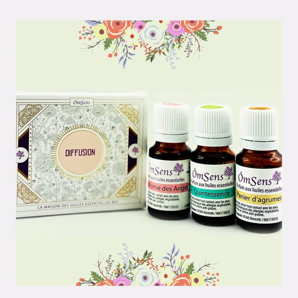 Coffret diffusion idée cadeau parfum d'interieur | Omsens.fr